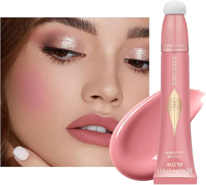 beauty glazed liquid blushBeauty Glazed Blush Pen, Liquid Blush Stick with Sponge Tip, Matte ...
