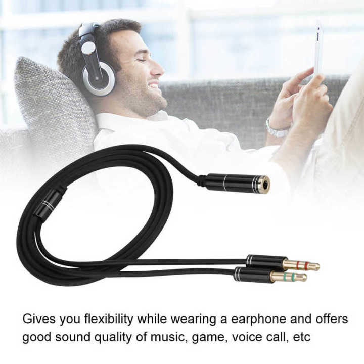 【Exclusive Limited Edition】 3.5mm Female to 3.5mm Dual Male Audio ...
