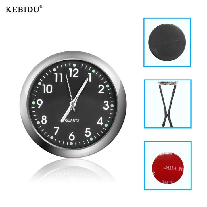 Kebidu Car Air Vent Luminous Clock Auto Gauge Mini Quartz Clock - 40mm ...