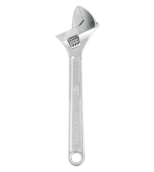 Crown Adjustable Wrench Carbon Steel Industrial Quality | Daraz.com.bd