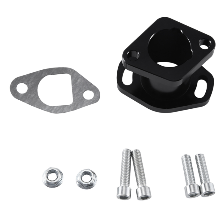 VM22 Black Carburetor Connector Port Intake Manifold Carburetor Adapter ...