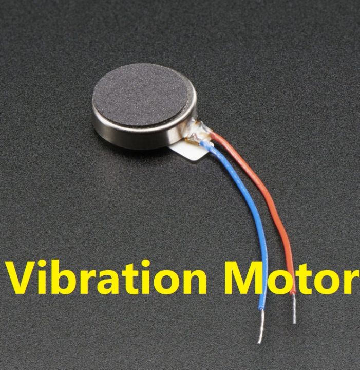 Vibration Motor Coin Type DC 3V 90mA 1034 12000 RPM Flat Coin Button ...