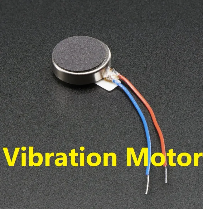 Vibration Motor Coin Type DC 3V 90mA 1034 12000 RPM Flat Coin Button ...