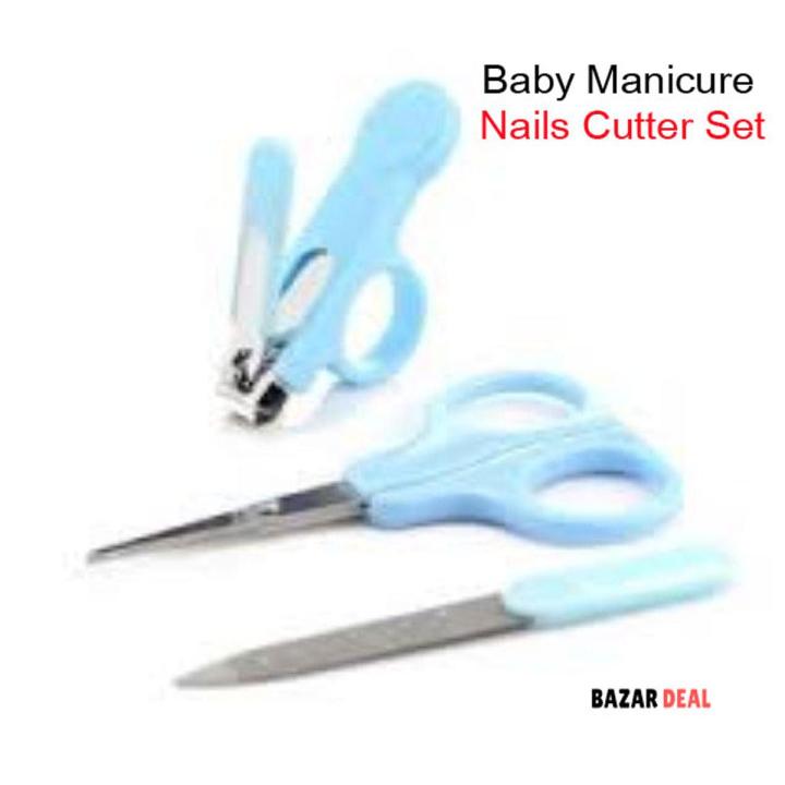 Baby Manicure Nails Cutter Set- 3 PS | Daraz.com.bd