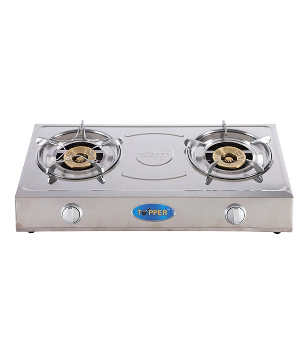 Rfl-TOPPER Daisy Double Stainless Steel Auto Stove NG 966328 | Daraz.com.bd