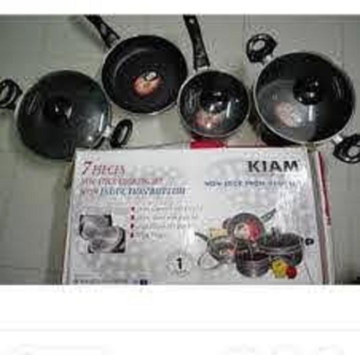Kiam Non Stick 7 Pcs Cookware Set | Daraz.com.bd