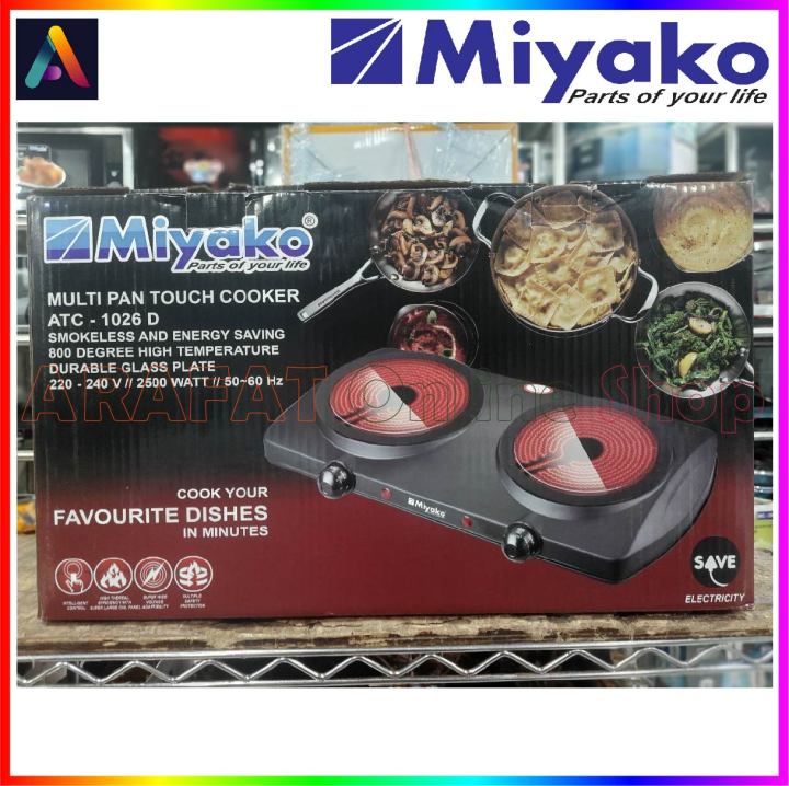Miyako Double Touch Cooker/ Miyako Multi Pan Touch Cooker/ Miyako Touch ...