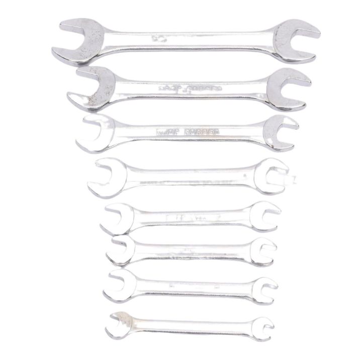 Double Open End Spanner Set Dhali Wrench- 8pcs | Daraz.com.bd