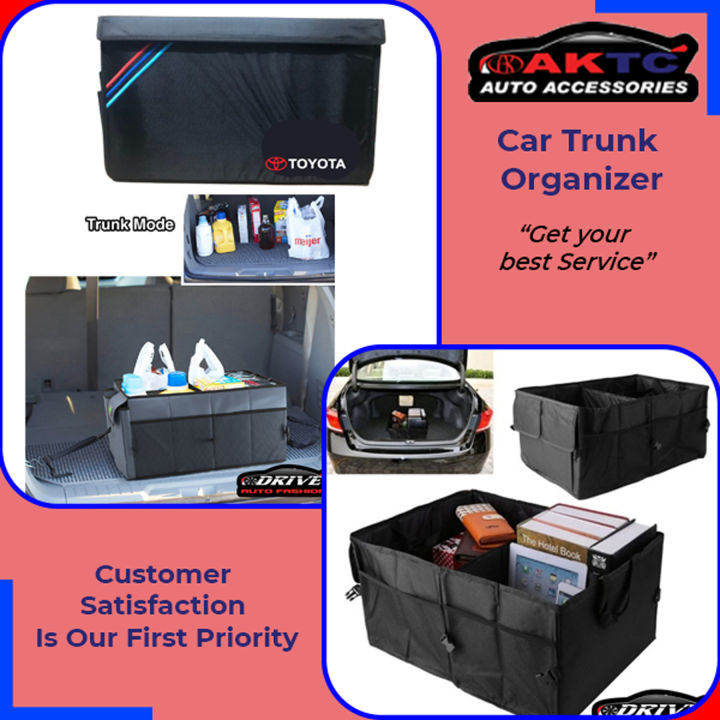 TOYOTA Car Trunk Organizer Car Back Folding Portable Storage Tool Bag ...