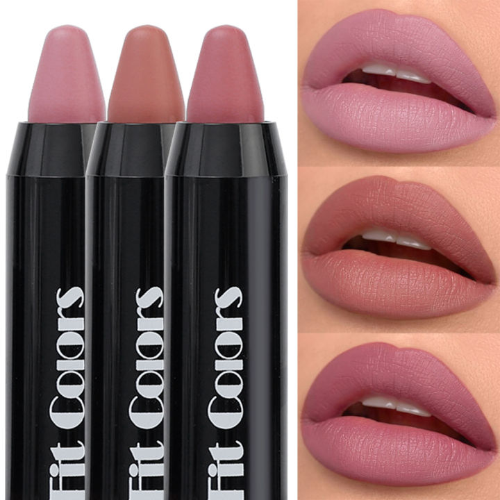 Matte Brown Lip Liner Pencil Lip Waterproof Lipstick Crayon Pigments ...