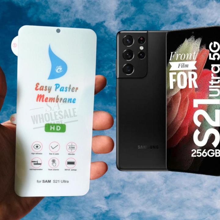 For Samsung Galaxy S21 Ultra 5G _ Xmart Full HD Crystal Clear Front ...