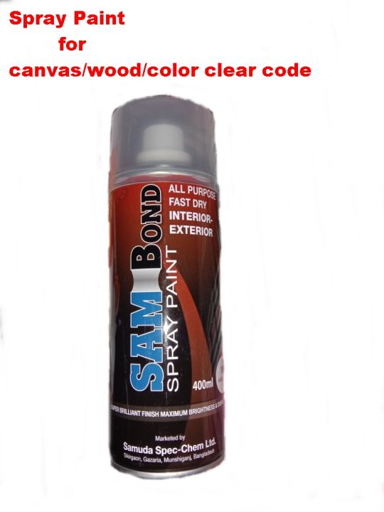 Spray Paint for canvas/wood/color clear code | Daraz.com.bd