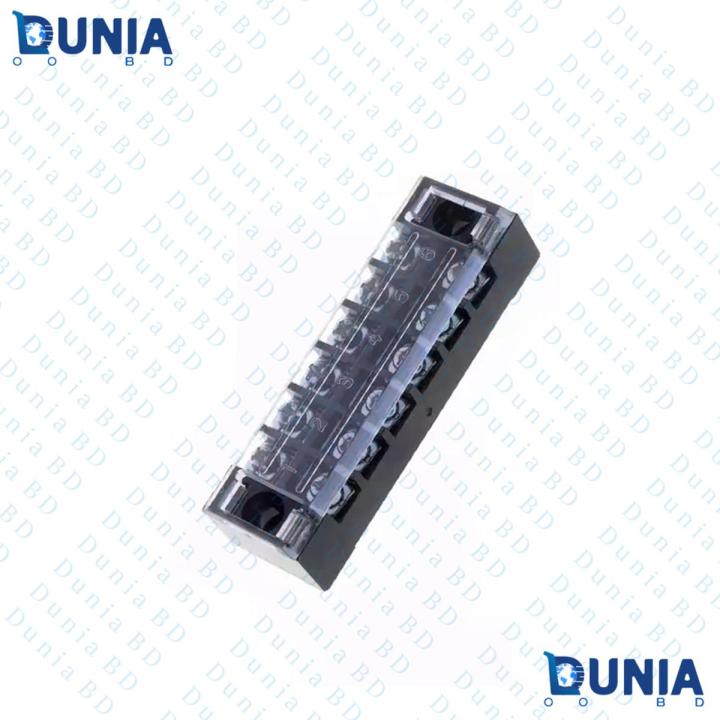 Terminal Block Dual Row Bus Bar 600V 25A Power Distribution TB-2506 ...