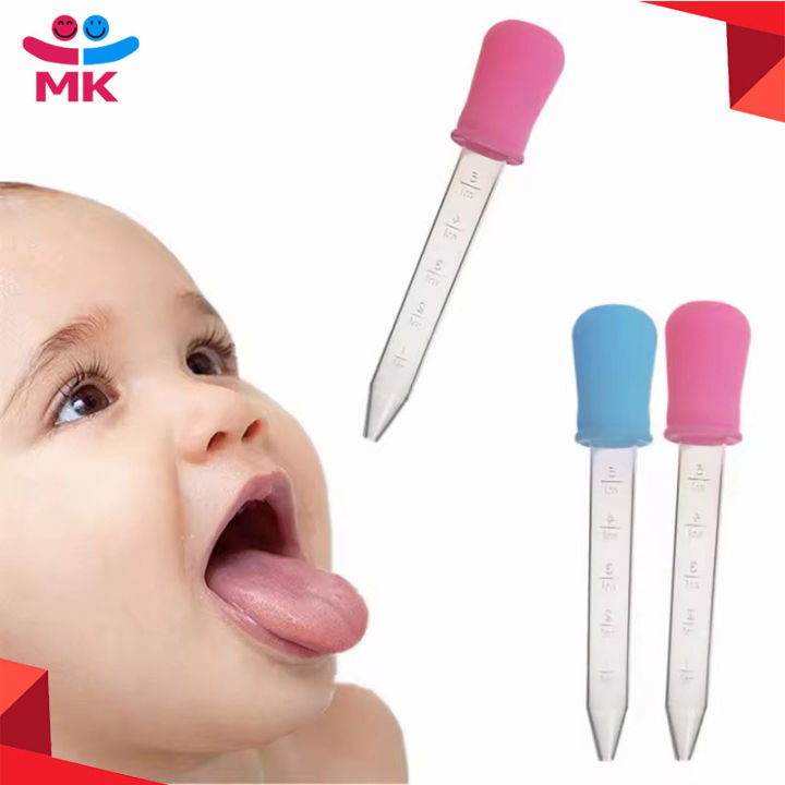 5ml Baby Silicone Dropper Medicine Feeder Pipettes Liquid Food Dropper ...