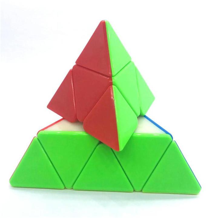 Pyramid Rubik-S Cube Triangle Magic Cube Pyramid Sticker Less Cube ...
