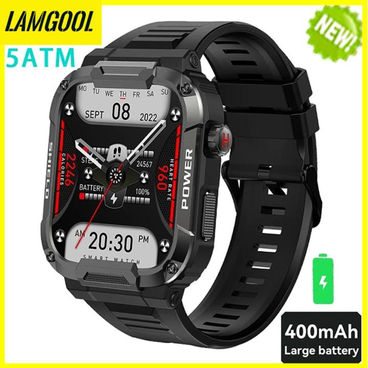 New MK66 smartwatch 1.85inch 5ATM advanced waterproof outdoor three ...