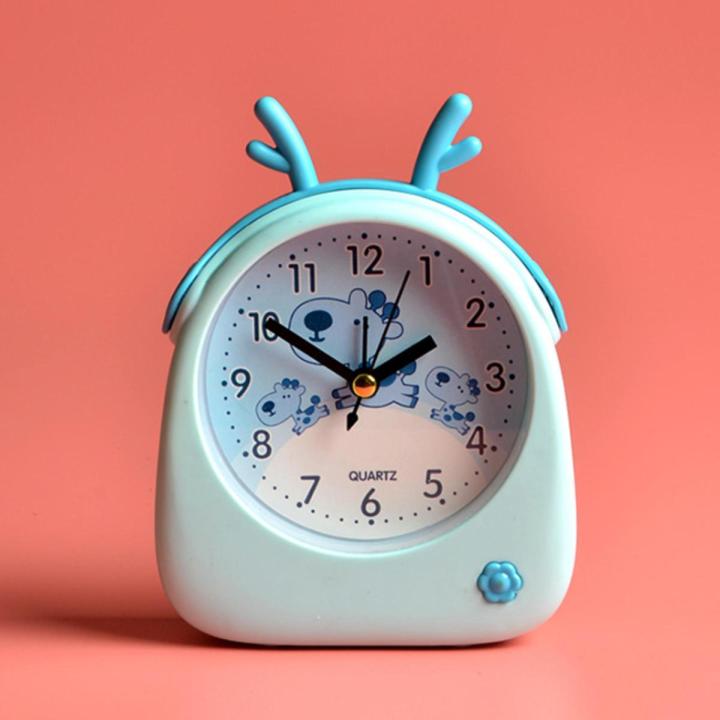 Cartoon Animal Alarm Clock Cute Personality Antlers Desktop Children ...