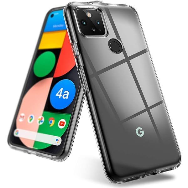 Google Pixel 4A 5G Cover - Soft 4D Design Silicone Transparent Clear ...