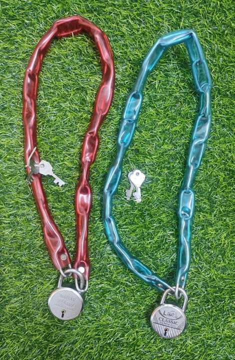 Lock Chain Alloy Steel Bicycle Lock Chain Locks Bike - 19 Link & 50mm ...