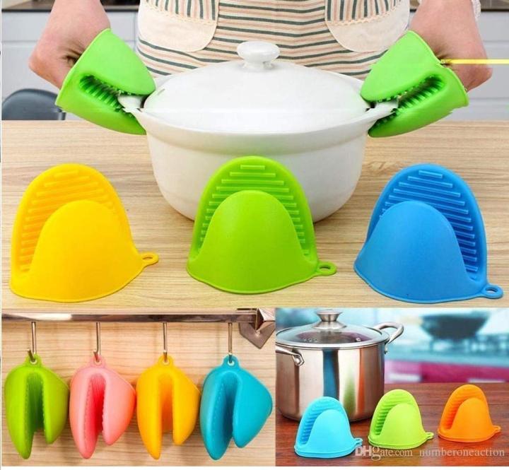2PC Grip Oven Pot Holder Baking BBQ Cook Tools Mini Kitchen Non-slip ...