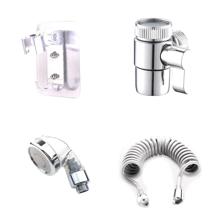 Bathroom Faucet Extender External Shower Head Washbasin Tap Water ...