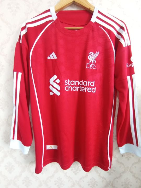 Liverpool Full Sleeve Collar Jersey Premium Quality Jersey Football ...