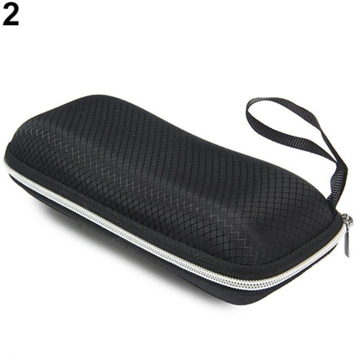 Portable Rectangle Zipper Glasses Case Eyewear Box for Sunglasses ...