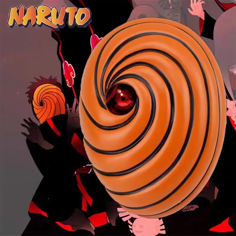 Tobi Obito Mask Naruto Akatsuki Tobi Obito Resin Mask - Anime Cosplay ...