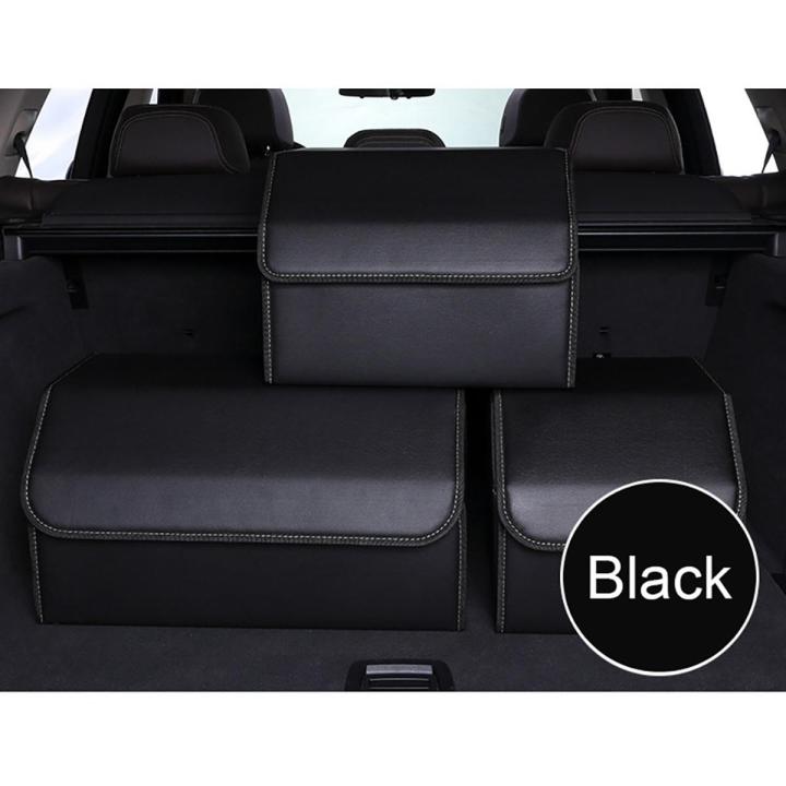 Universal Car LOGO Leather Trunk Organizer Box Storage Bag for Audi for ...