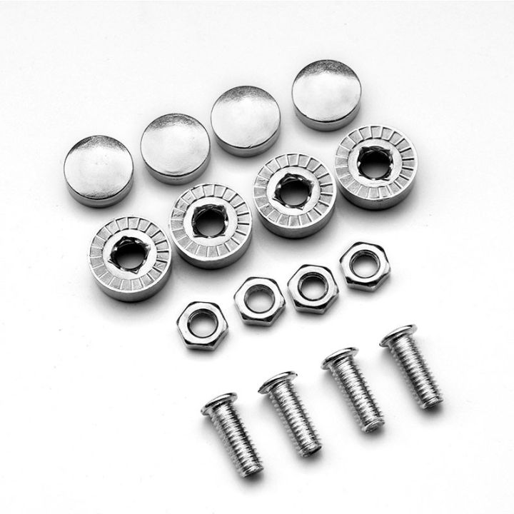 【DATA FROG Global MALL】1 Set Stainless steel Car License Plate Bolts ...