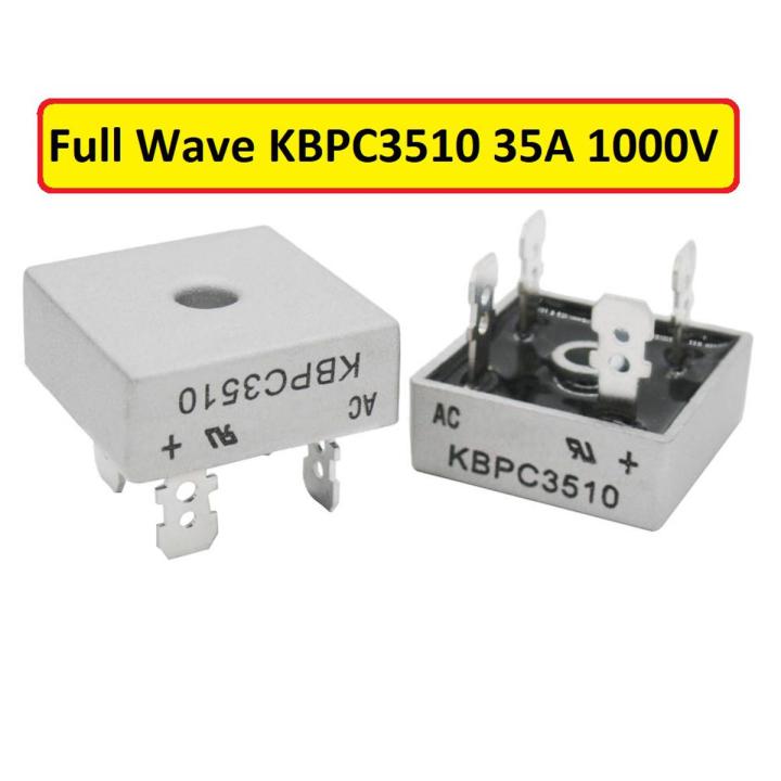10Pcs- Silver KBPC3510 1000 Volt Bridge Rectifier 3510 Diode 35A 1000V ...
