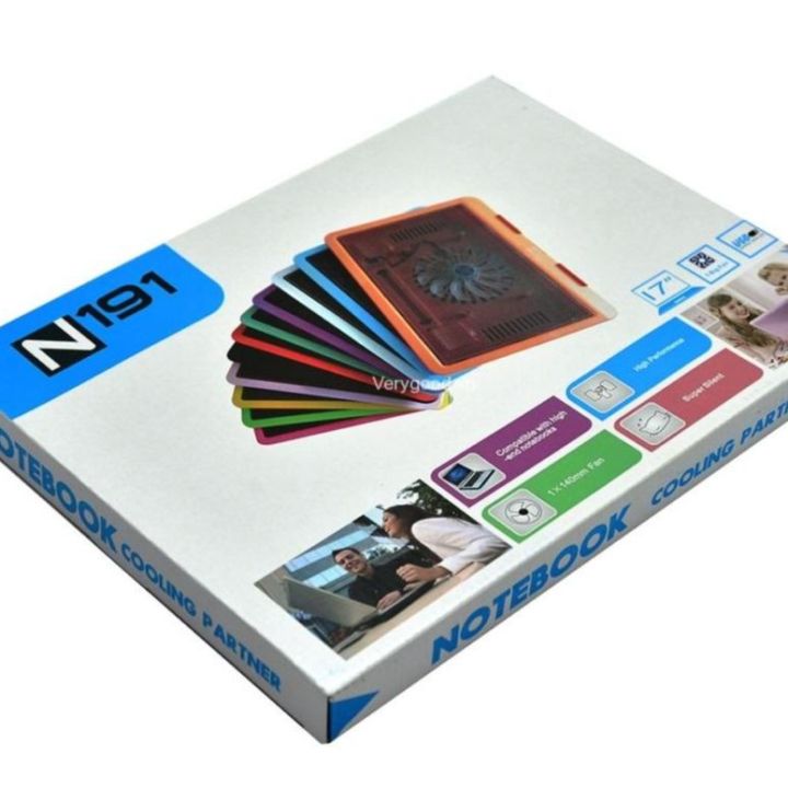 N191 High Performance Super Slim Notebook Cooling Pad -Mobile Cooler ...