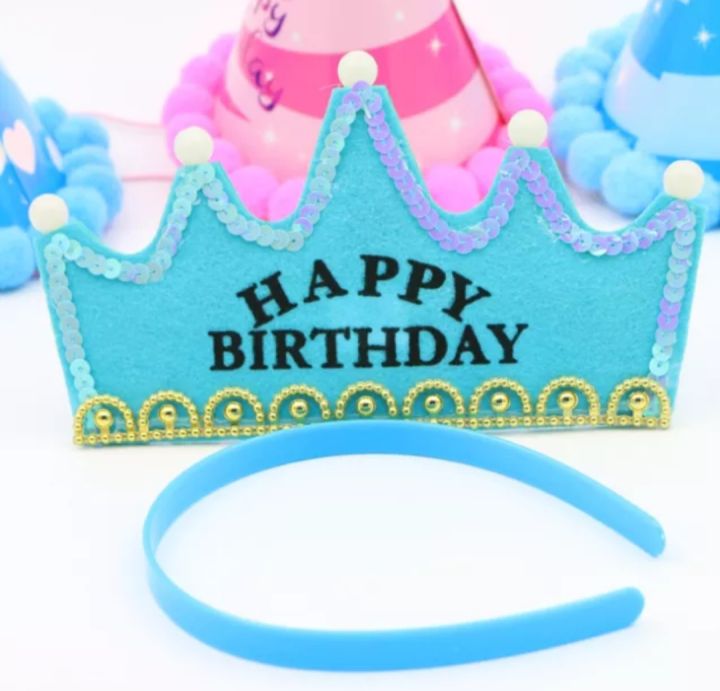 Celebrate in Style with the Happy Birthday LED Crown Hat: Add a Spark ...