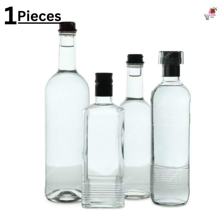 High Quality Stylish Glass Water Bottle - 1 Liter | Glass Bottle for ...