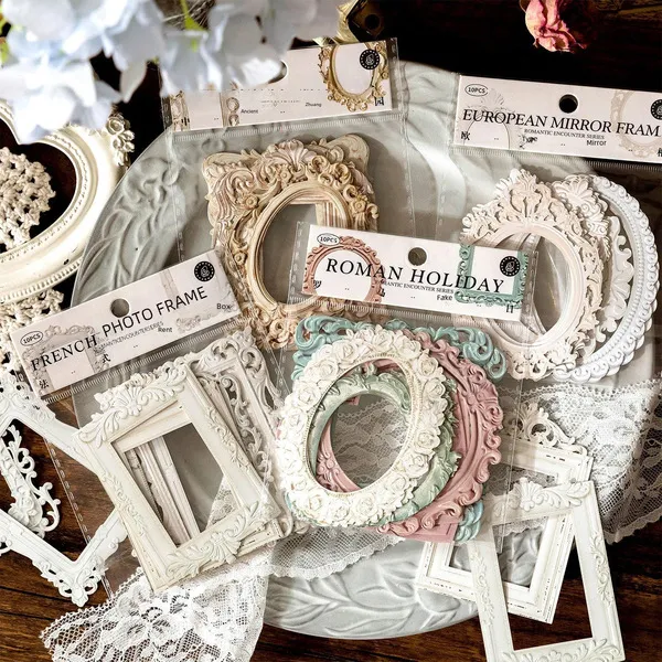 Momo special paper hollow relief collage card romantic encounter ...