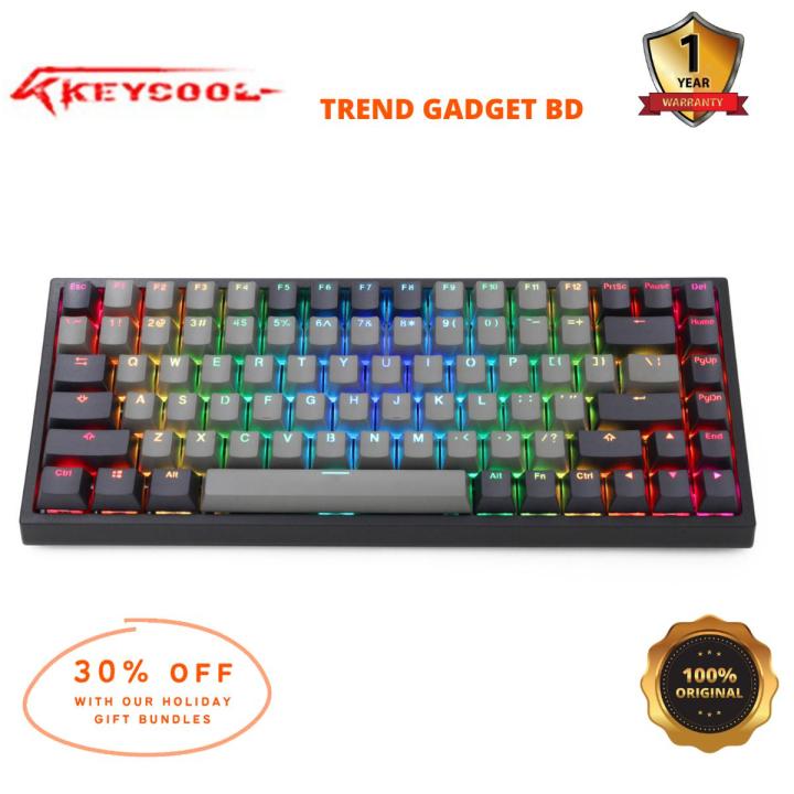 Keycool KC84 Wired 84-key layout Gateron switches Full RGB Hot ...
