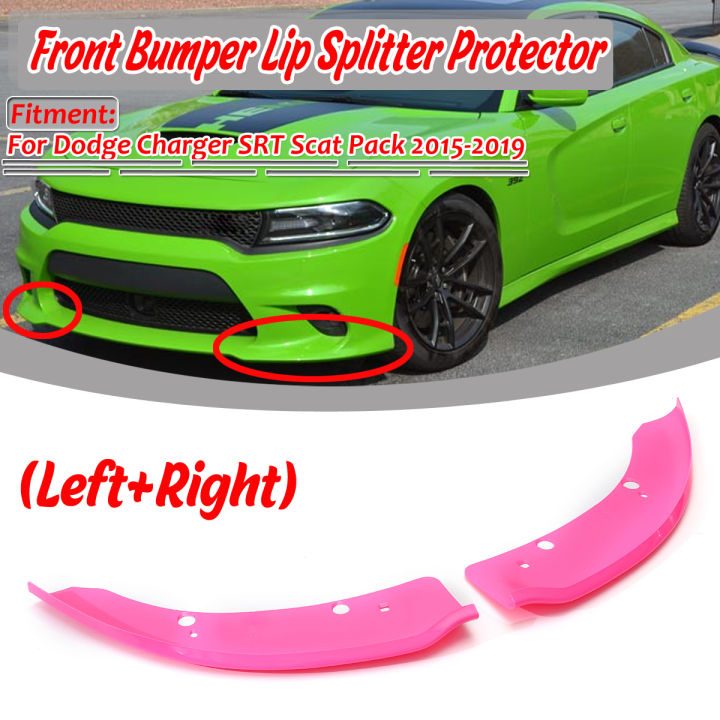 Popular For Dodge Charger SRT Scat Pack 15-19 Front Bumper Lip Body Kit ...