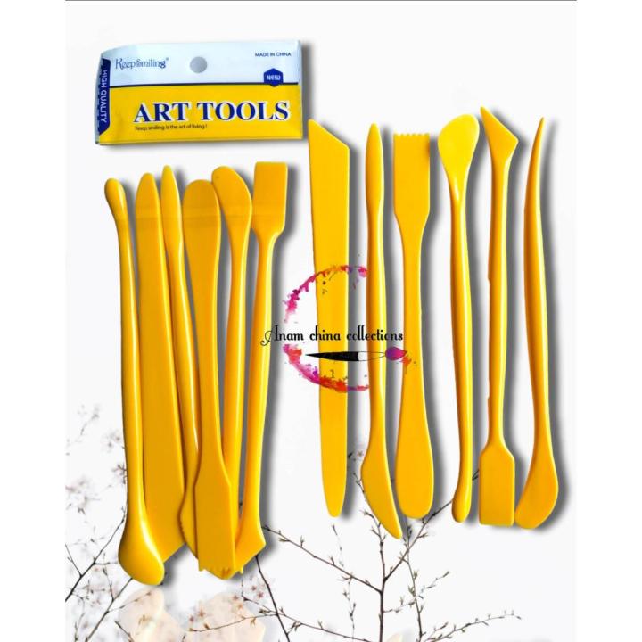 Plastic Clay Modelling Tool Set of 6 | Daraz.com.bd