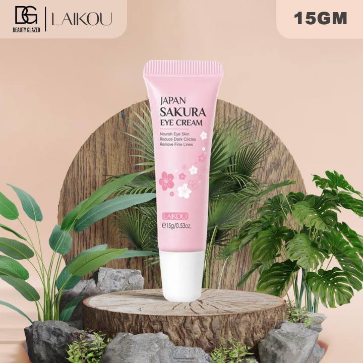 LAIKOU Japan Sakura Eye Cream 15g Eye Serum Remove Black Circles Anti ...