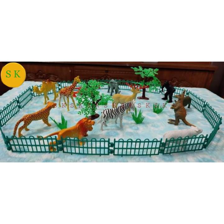 Mini Animal Zoo- Exclusive Animal Play Toy set | Daraz.com.bd