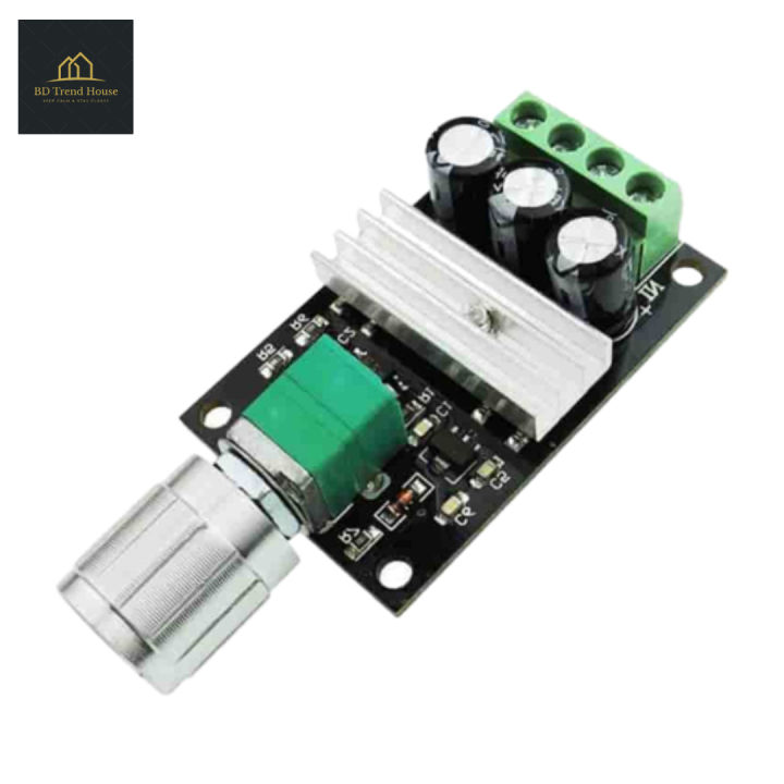 PWM DC 6V 12V 24V 28V 3A Motor Speed Control Switch Controller 1203BK | Daraz.com.bd
