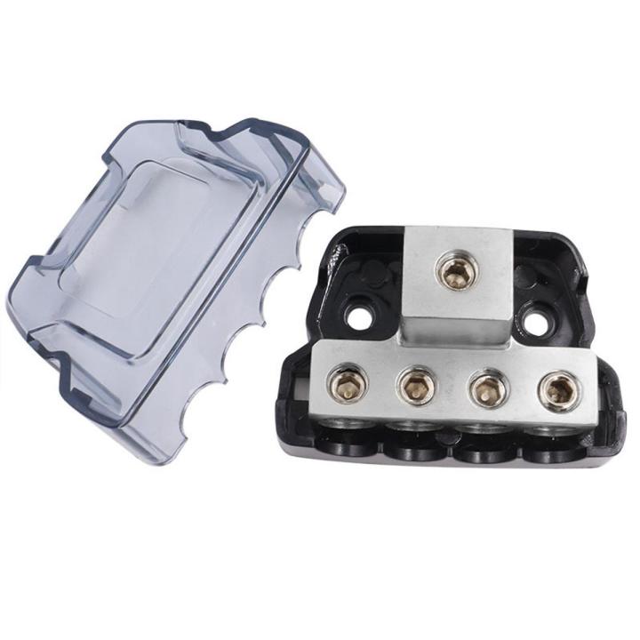 2X 4 Way Power Distribution Block 1 x 0/2/4 Gauge in /4 x 4/8 Gauge ...