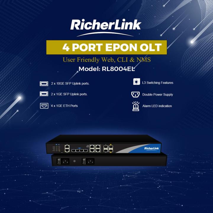 RicherLink RL8004EL | 4 port EPON OLT | Daraz.com.bd