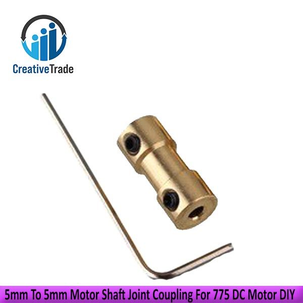 5mm to 5mm Motor Shaft Joint Coupling Connector For Electric 775 DC ...