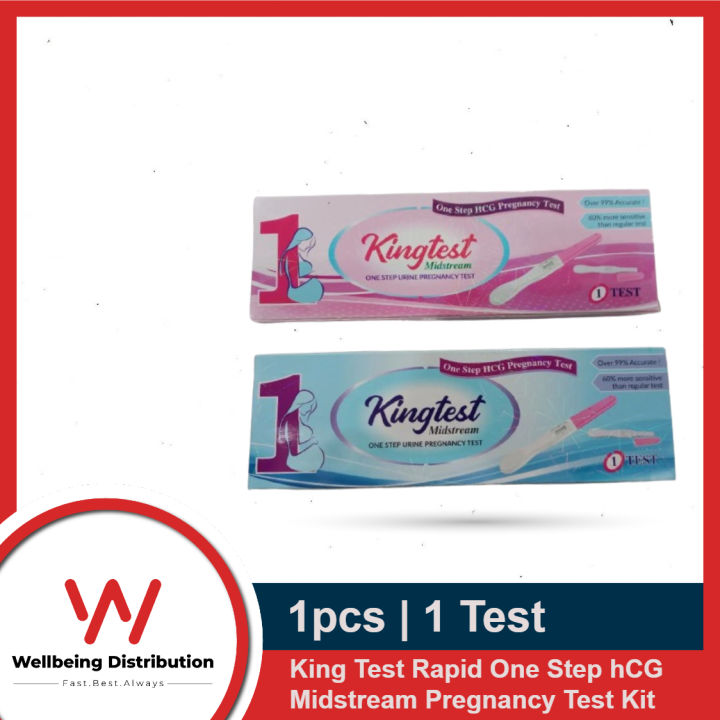 1pcs King Test Rapid One Step hCG Midstream Pregnancy Test Kit | Daraz ...