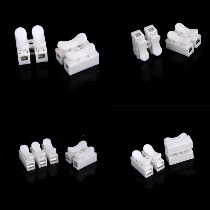 10Pcs Electrical Cable Connectors Quick Splice Lock Wire Terminals Self ...
