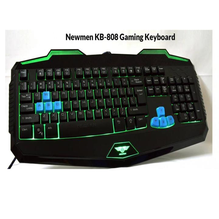 Newmen K-B808 Gaming Keyboard Multi-Color Lighting | Daraz.com.bd