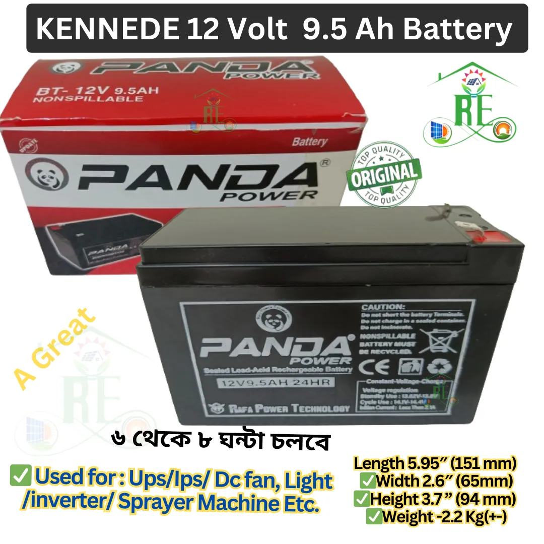 12 Volt 9.5Ah battery Panda / 12 Volt 9.5Ah lead-acid Rechargeable ...