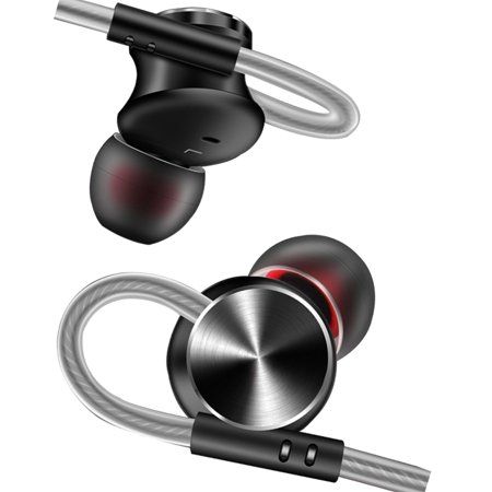 DM10 Zinc Alloy Metal Earphone - Black | Daraz.com.bd