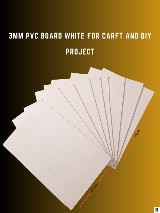 3mm PVC Board White for Craft and DIY Project 3/5pcs | Daraz.com.bd